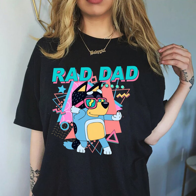 Bluey Rad Dad PNG, Bluey Dad Png, Bluey Father's Day Gift, Birthday ...