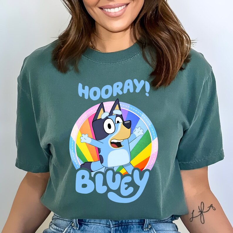 Bluey Hooray PNG, Bluey Family Png, Decal Files, Vinyl Stickers, Car ...