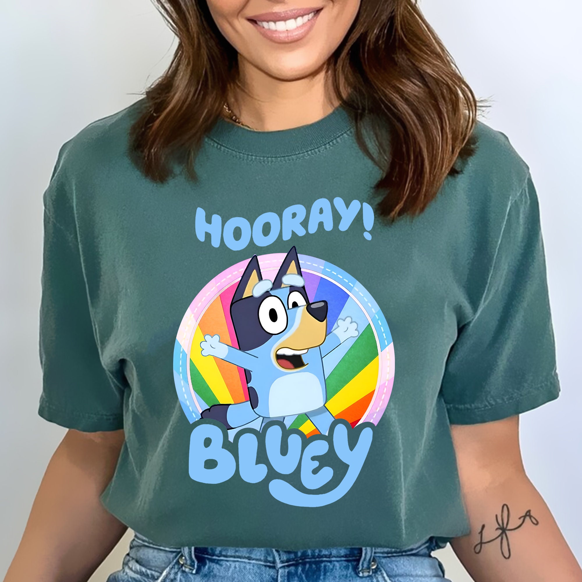 Bluey Hooray PNG, Bluey Family Png, Decal Files, Vinyl Stickers, Car ...