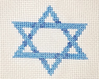 Star of David Cross Stitch Pattern PDF Digital Download - Etsy