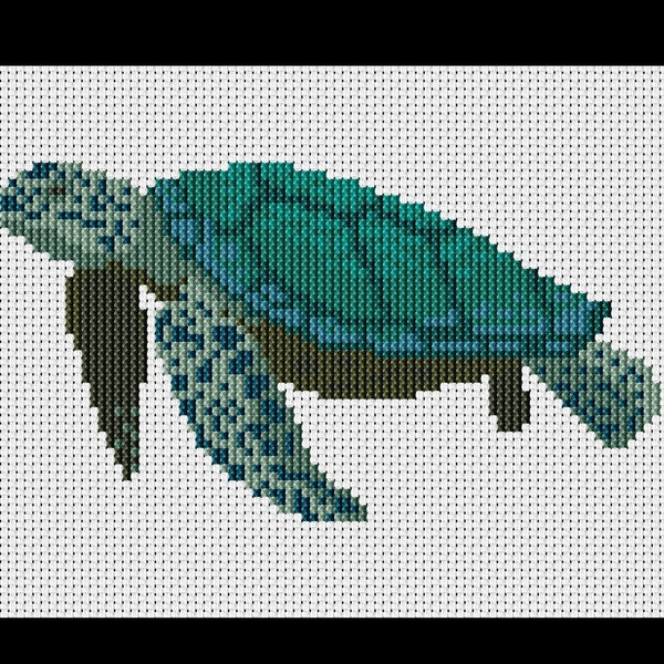 Sea Turtle Cross Stitch Pattern - Etsy
