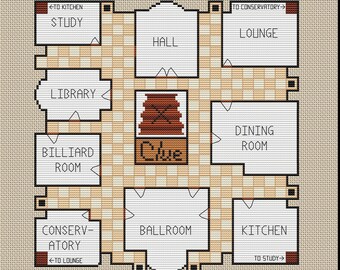 Clue House Layout