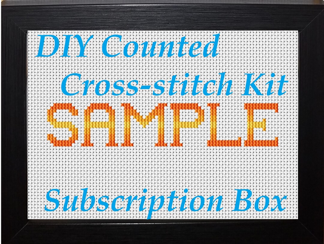 DIY Counted Cross-stitch Subscription Box: November 2025 - Etsy