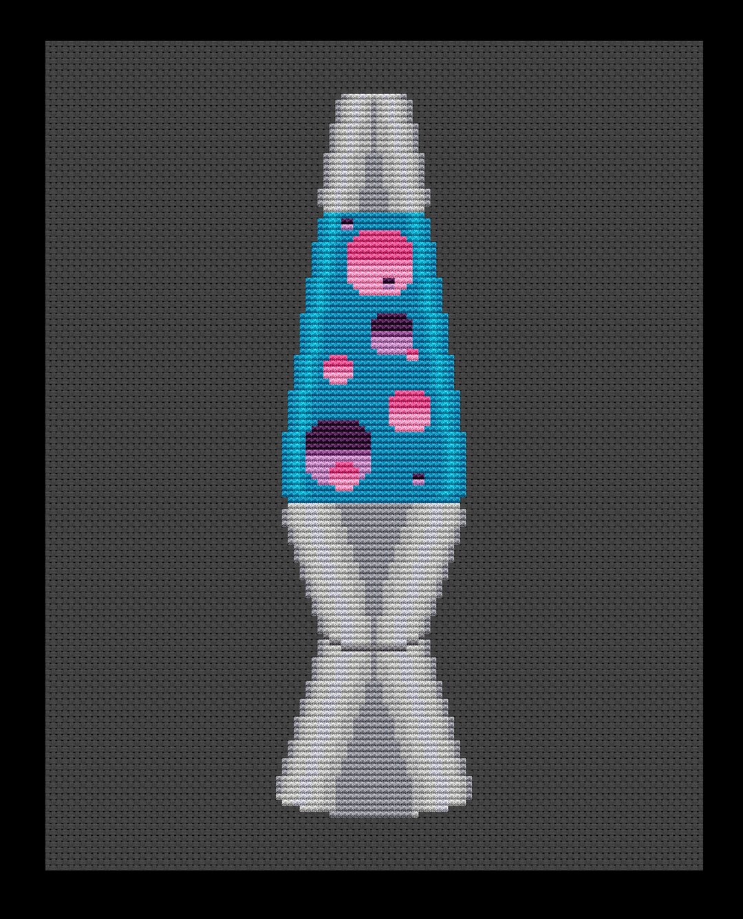 Lava Lamp PDF Cross-stitch, Instant Digital Download - Etsy