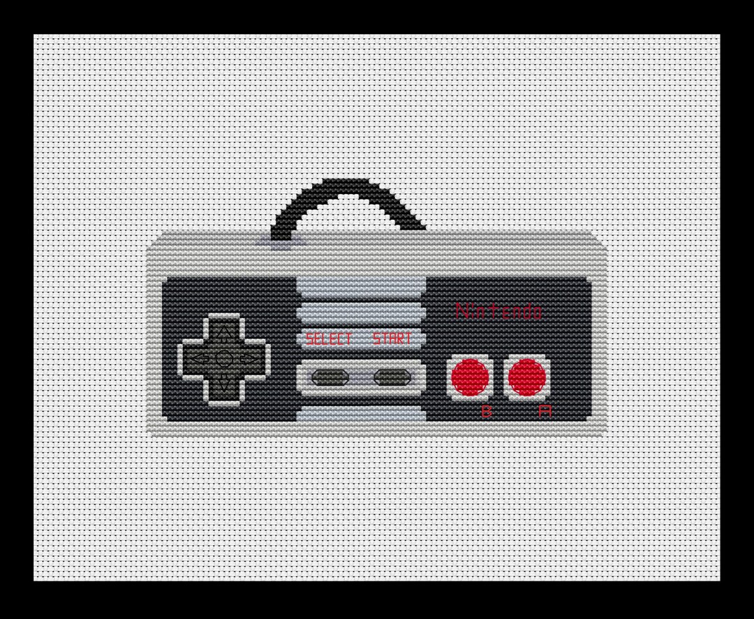 Game Controller DIY Cross-stitch Kit - Etsy