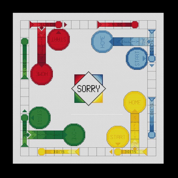 Sorry Board Game - Etsy