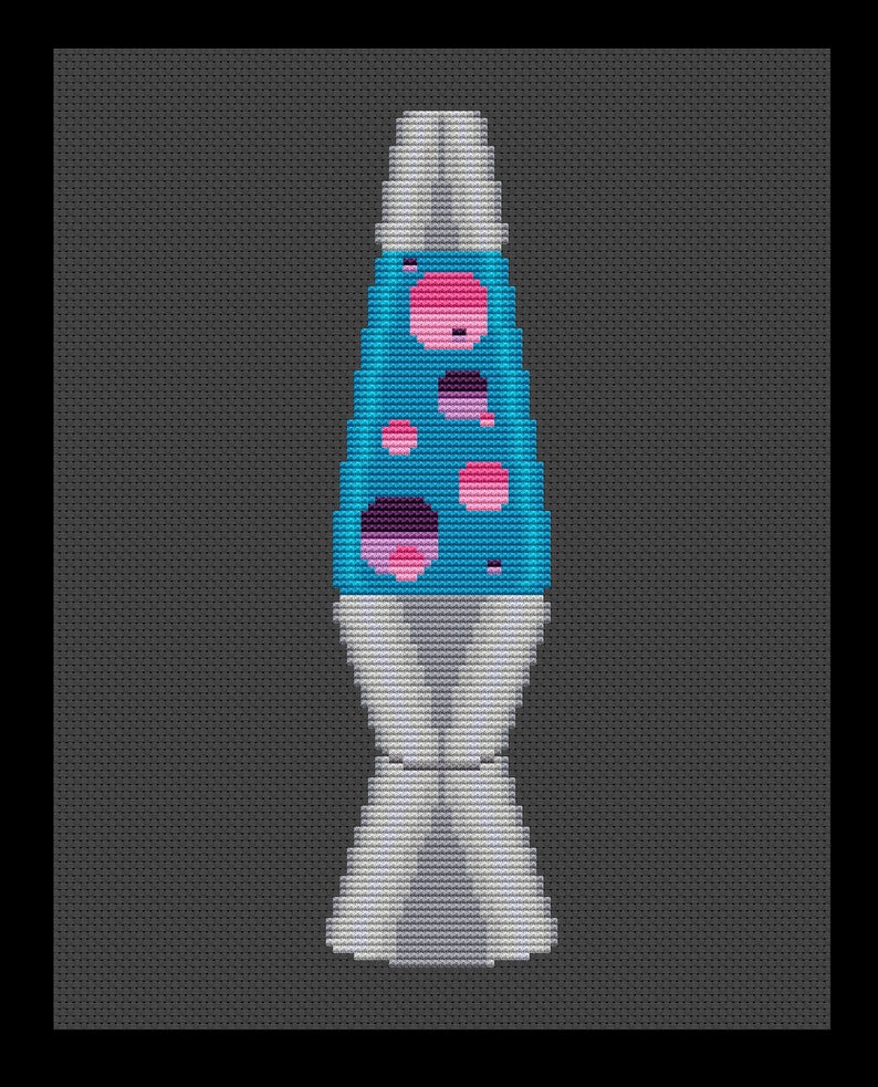 Lava Lamp Cross-stitch, DIY Kit - Etsy