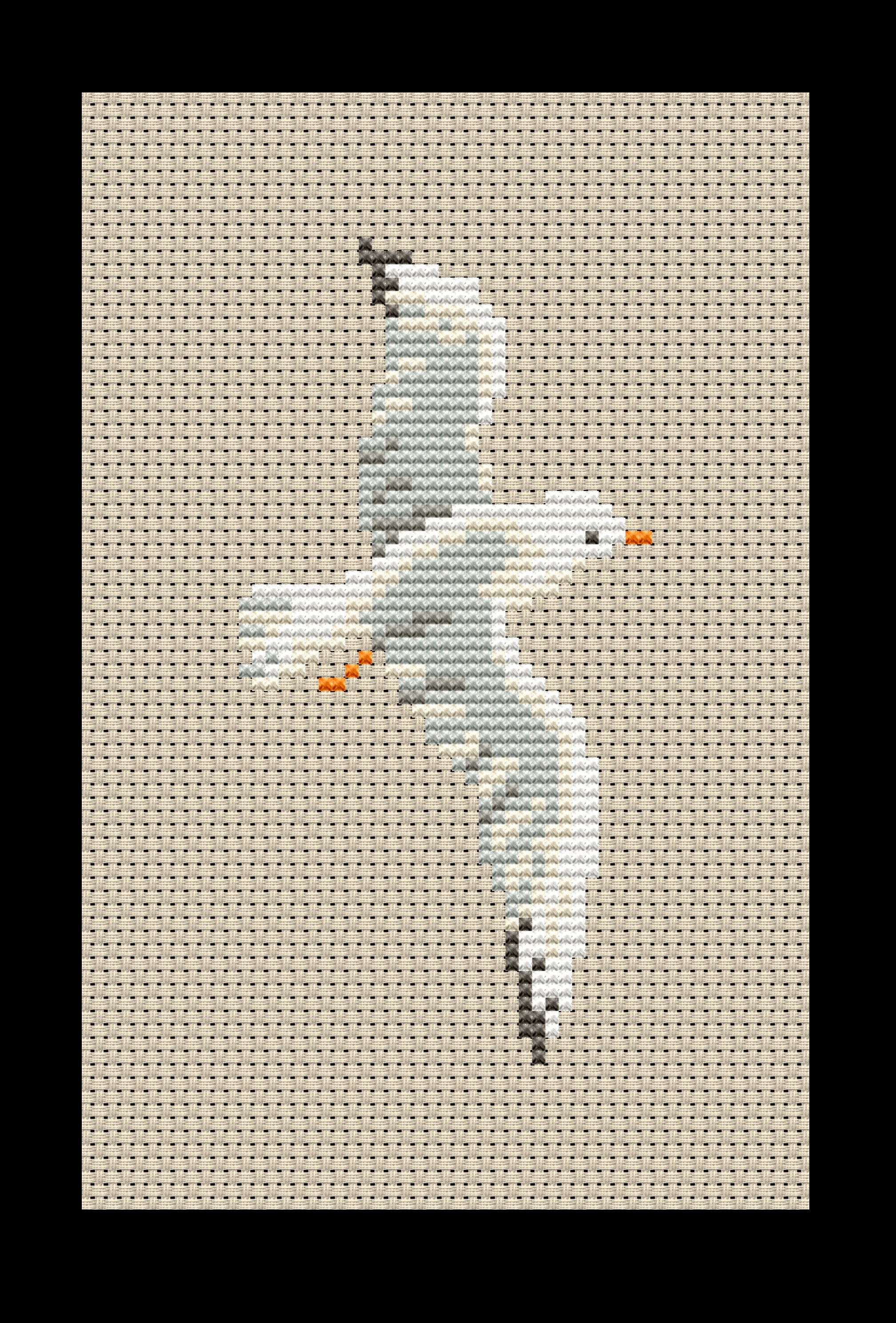 Seagull PDF Cross-stitch Pattern, Instant Digital Download - Etsy