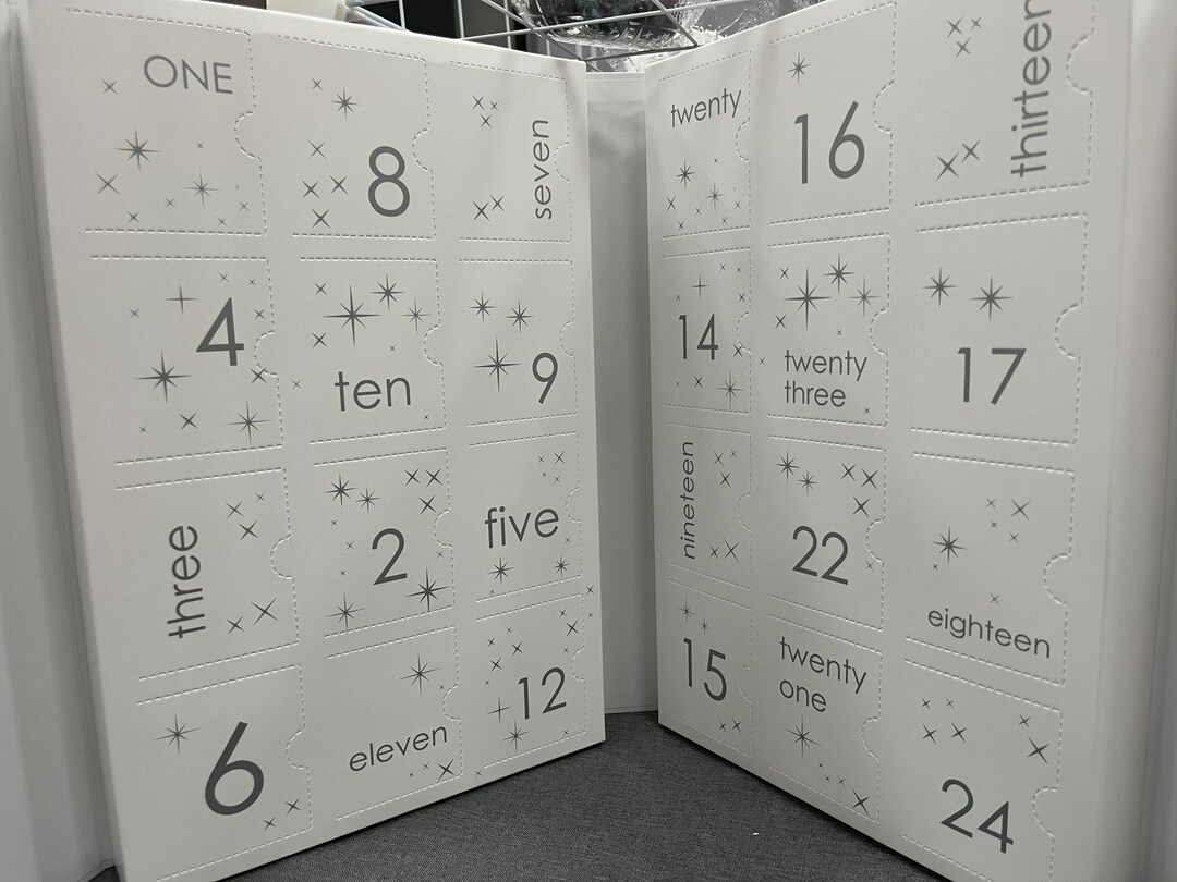 Crystal Advent Calendar 24 Days Holiday Countdown Box With - Etsy