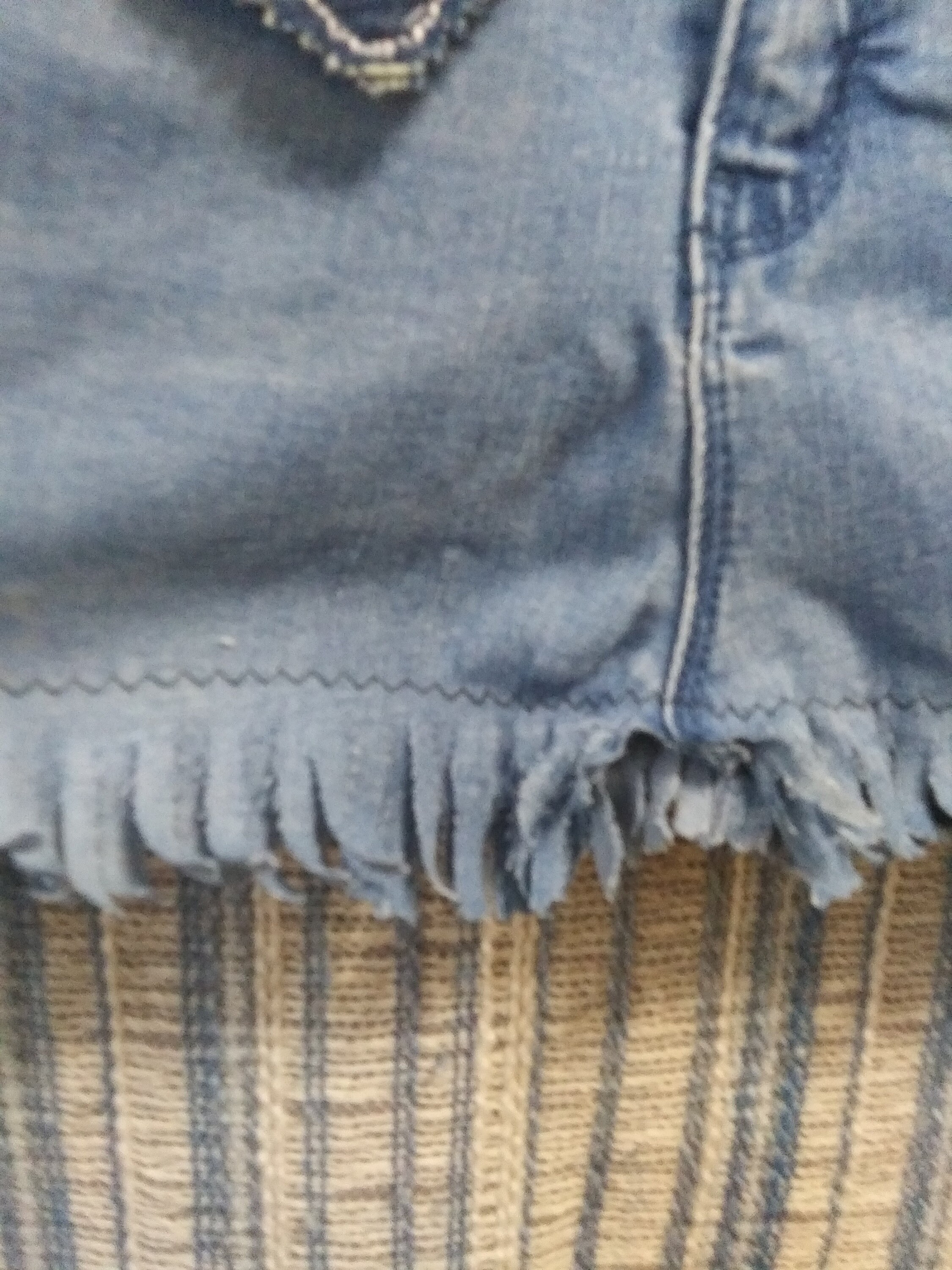 Handmade Denim Bag With Matching Accessory Pouch. - Etsy