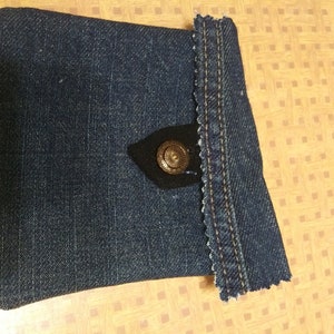 Handmade Denim Bag With Matching Accessory Pouch. - Etsy