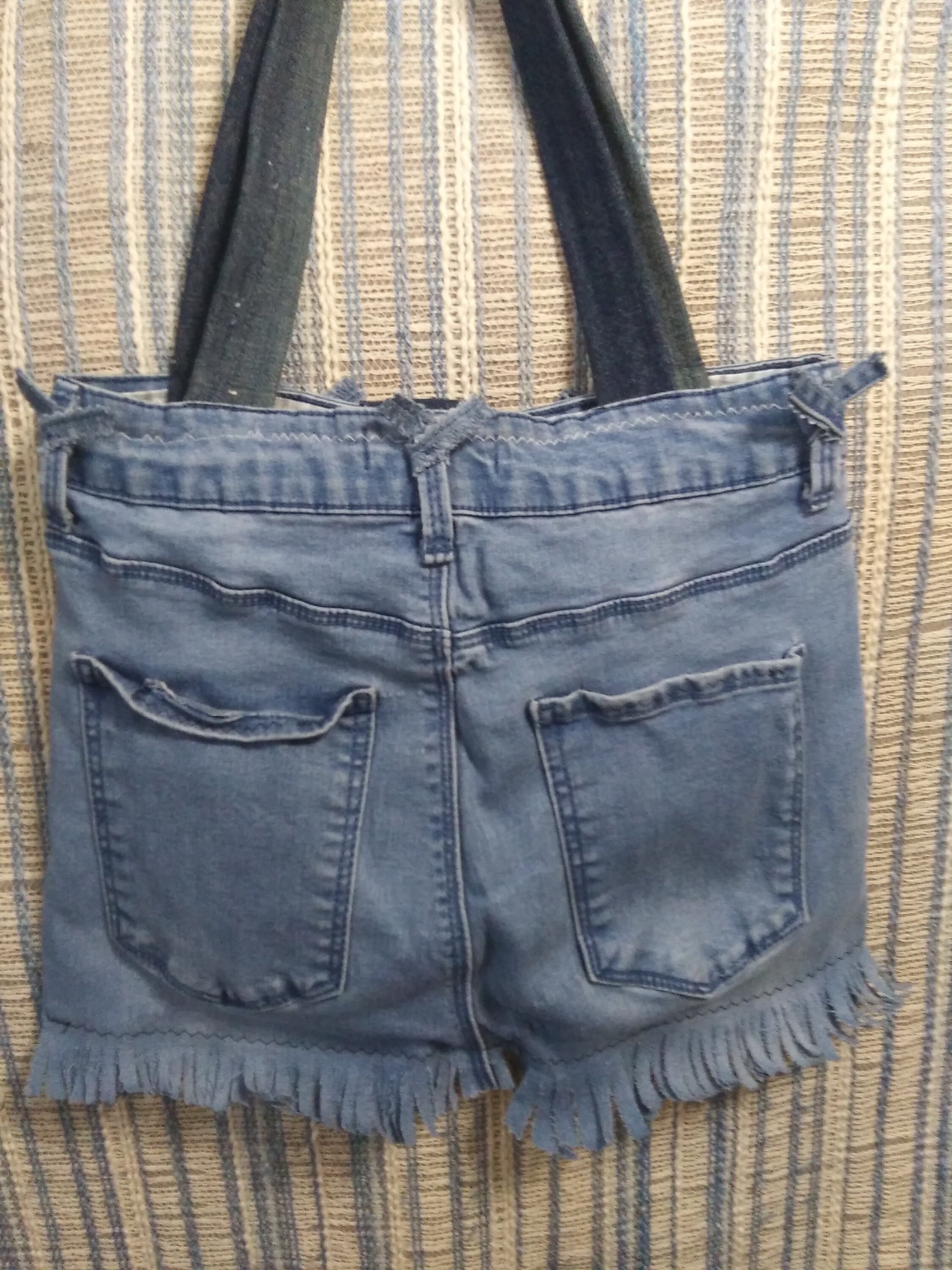 Handmade Denim Bag With Matching Accessory Pouch. - Etsy