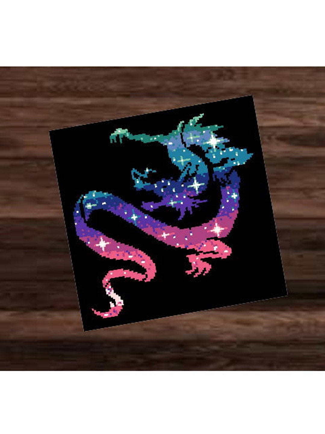 JAPANESE DRAGON - Graph for Single Crochet Blanket, Sc, Dc, Hdc Written ...