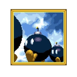 BOMB OMBS BATTLEFIELD - Inspired Graph C2C - Etsy