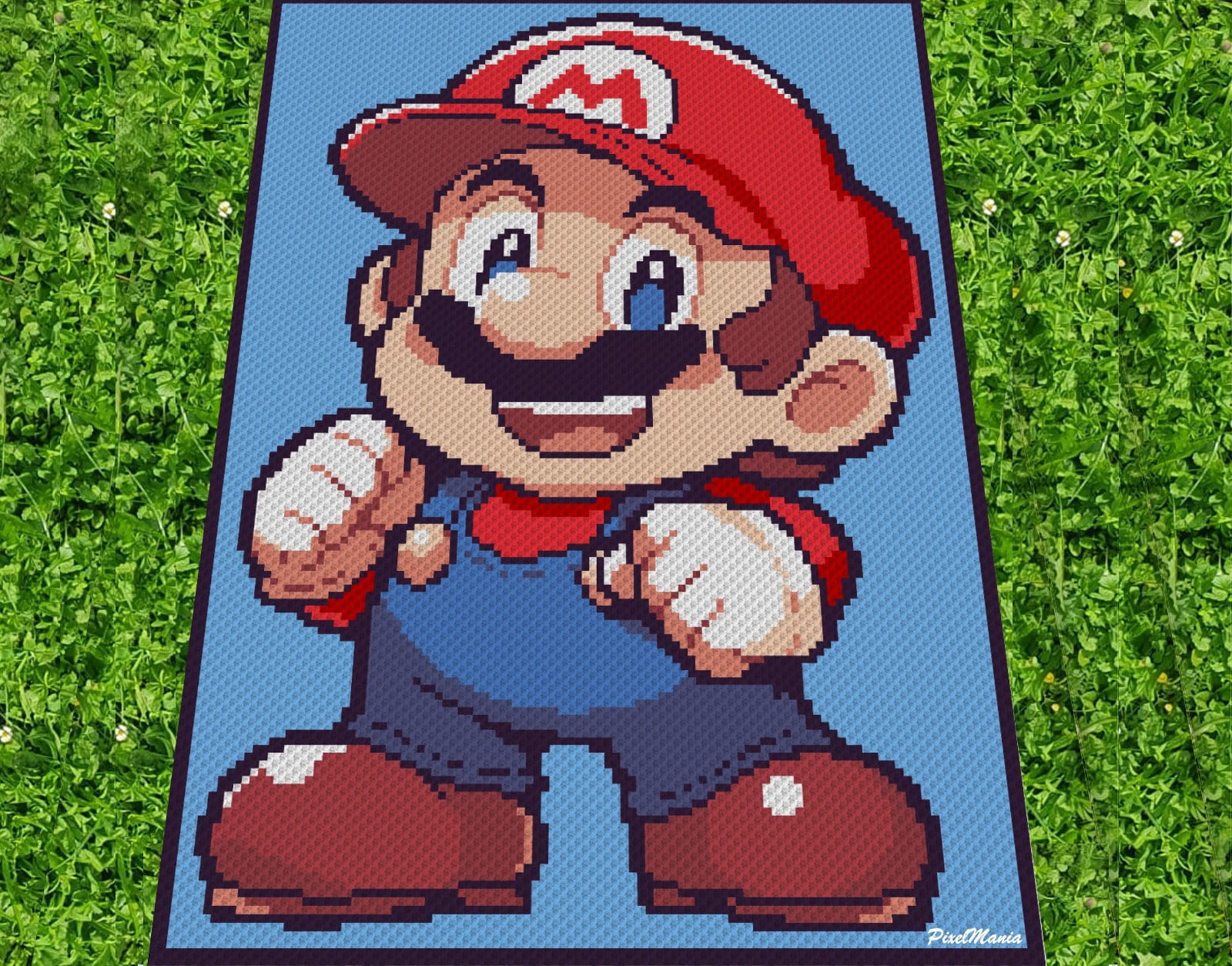 SUPER MARIO - C2c Graph - Etsy