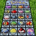 POKEBALLS Pokémon Inspired Graph for C2c Crochet Blanket or Pillows ...