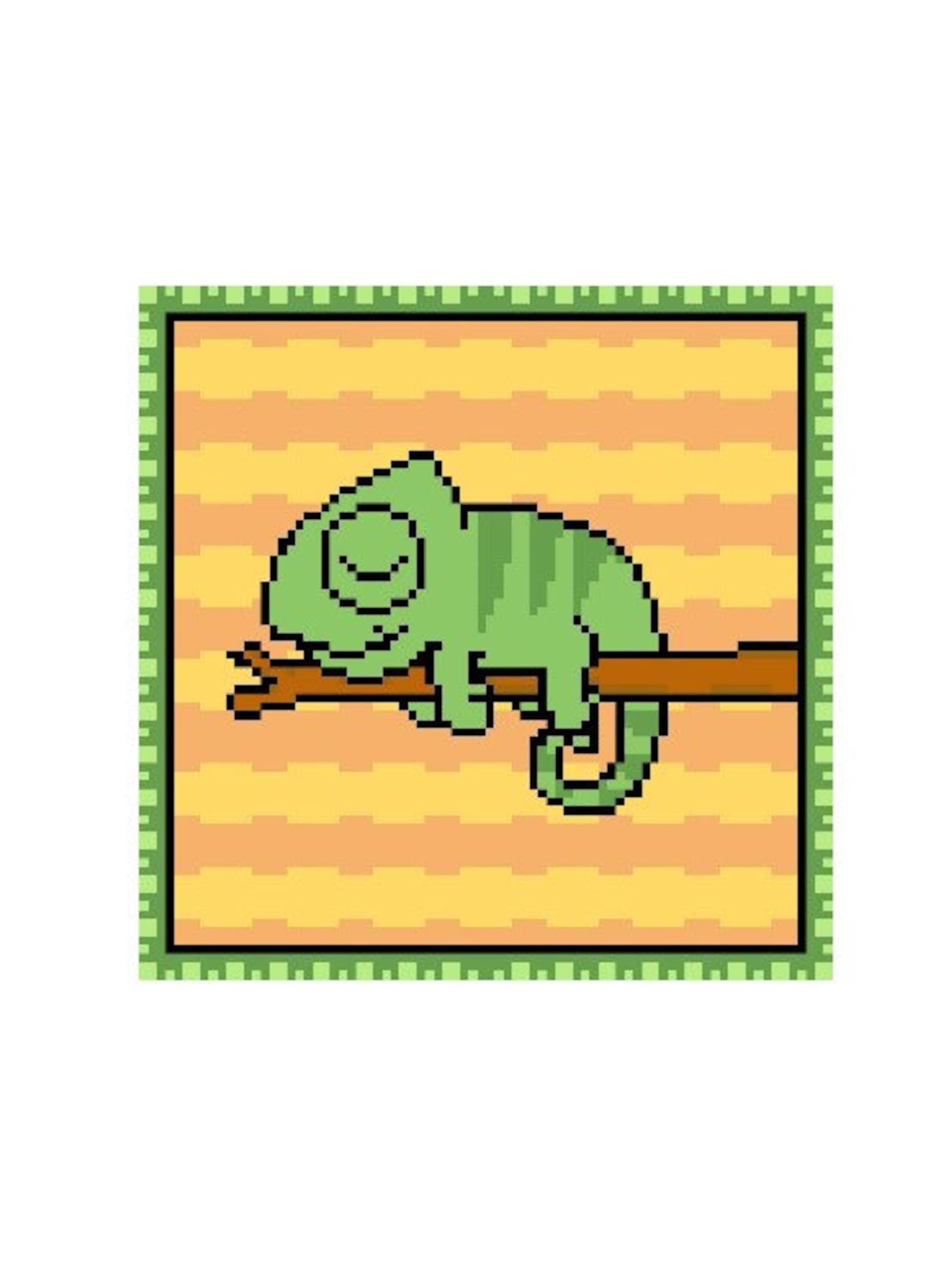 CHAMELEON - Graph for Crochet C2c Blanket, C2C, Written & Color Blocked ...