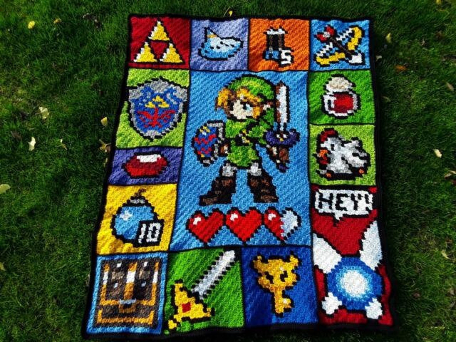 The Legend of Zelda Inspired Graph for Blanket, C2C, Written ...