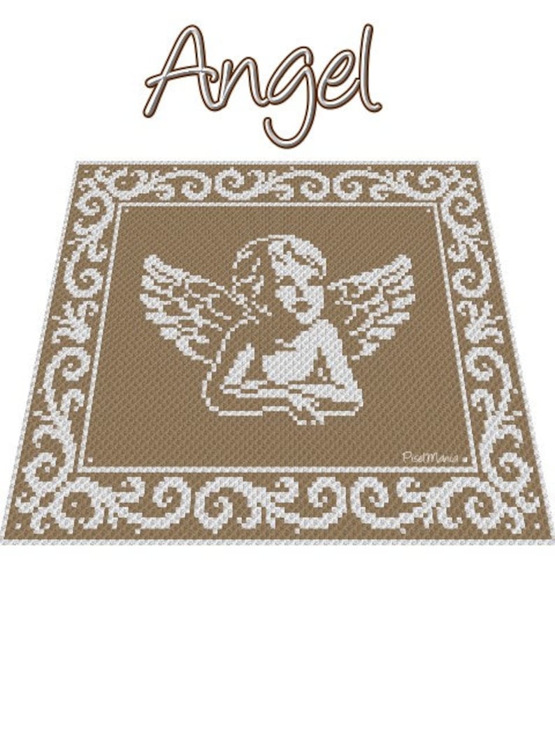 ANGEL - Graph for Crochet C2c Blanket, Written & Color Blocked ...