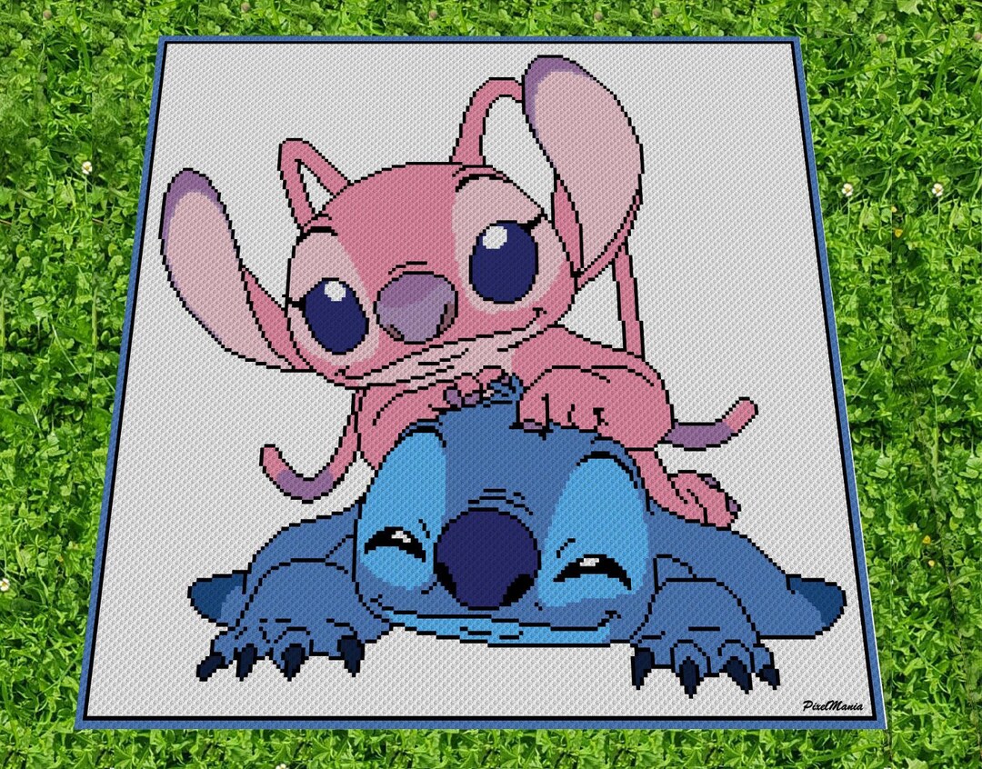 STITCH and ANGEL - C2c Graph - Etsy