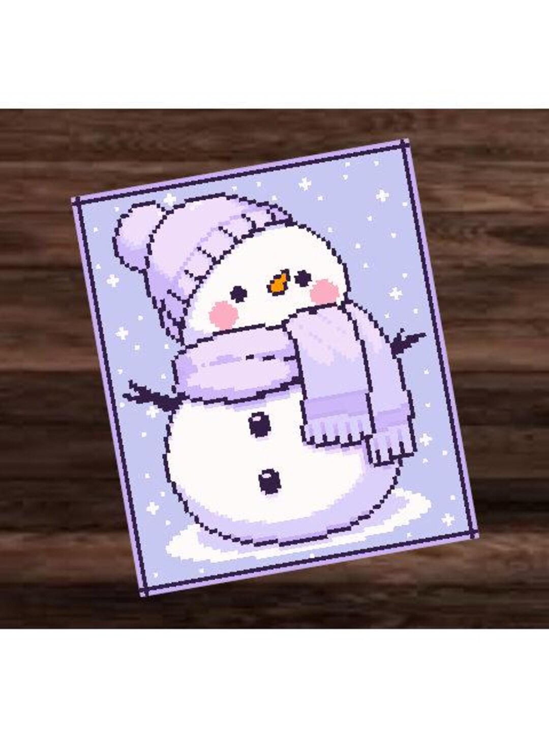 SNOWMAN - Graph for Sc Crochet Blanket - Etsy