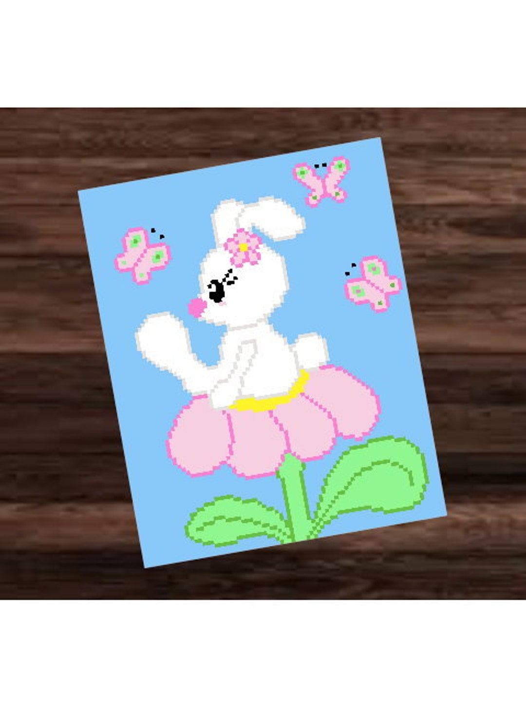 BUNNY SUE - Graph for Sc, Dc, Hdc Blanket, Written & Color Blocked ...