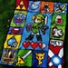 The Legend of Zelda Inspired Graph for Blanket, C2C, Written ...