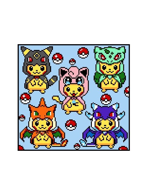PIKACHU Costume Party Inspired Graph for Blanket or Pillows, C2C ...