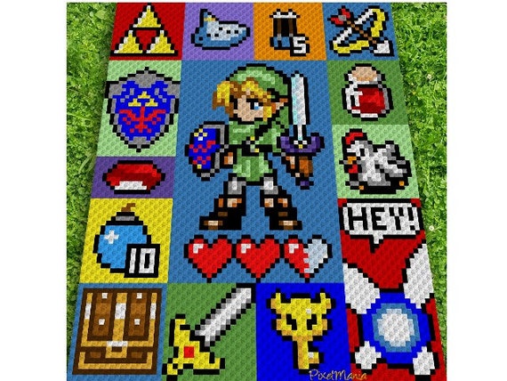 Link Zelda Blanket Pattern