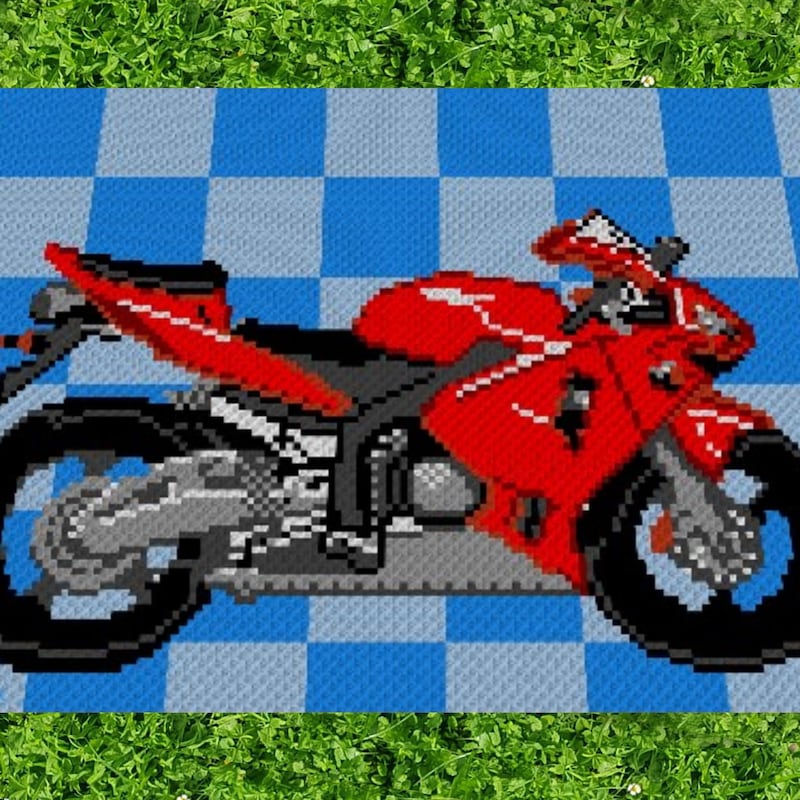 Crochet Motorcycle - Etsy