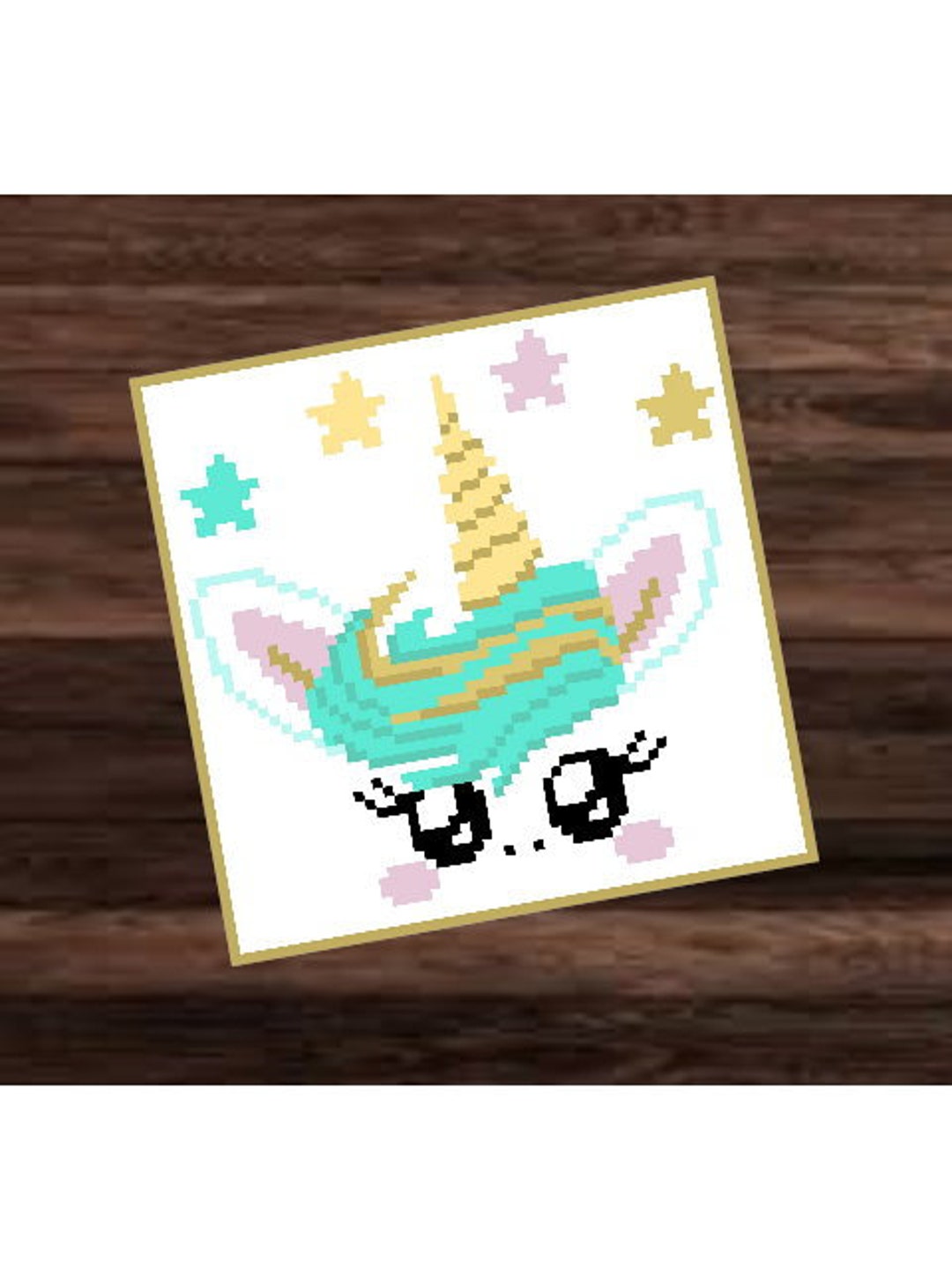 UNICORN - Graph for Crochet Sc Blanket, Written & Color Blocked ...