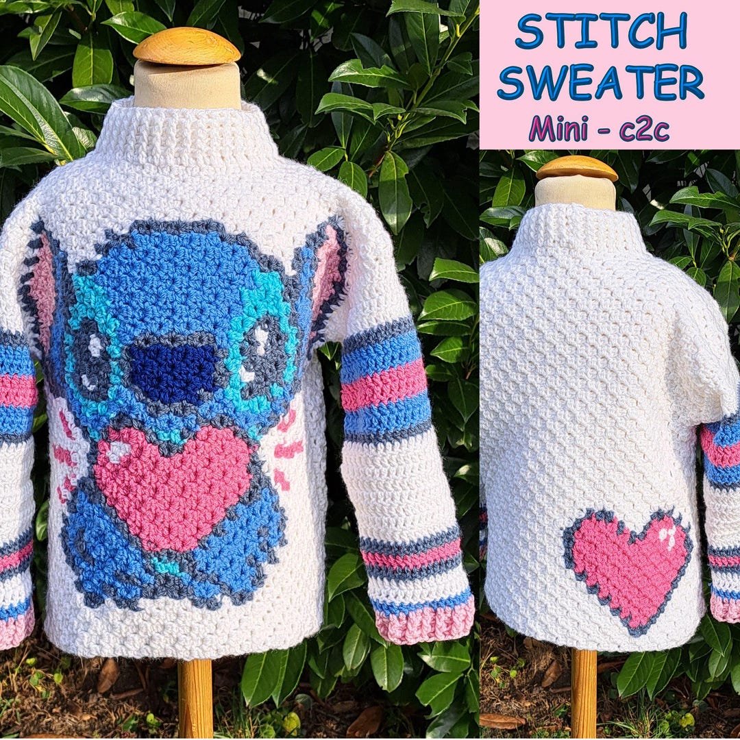 CROCHET PATTERN * SWEATER Stitch * Mini C2c Sweater - Etsy