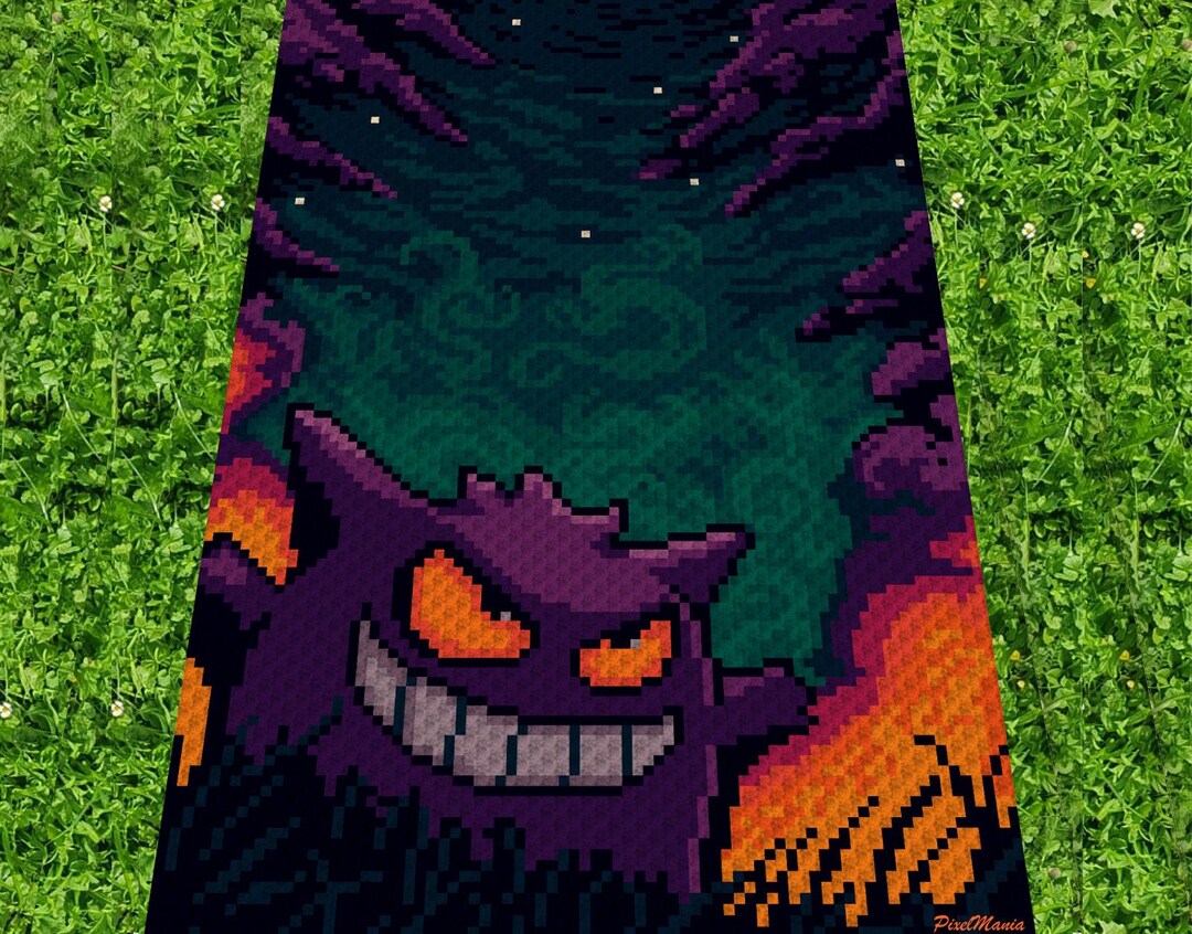 GENGAR Pokémon - Graph for C2C - Etsy