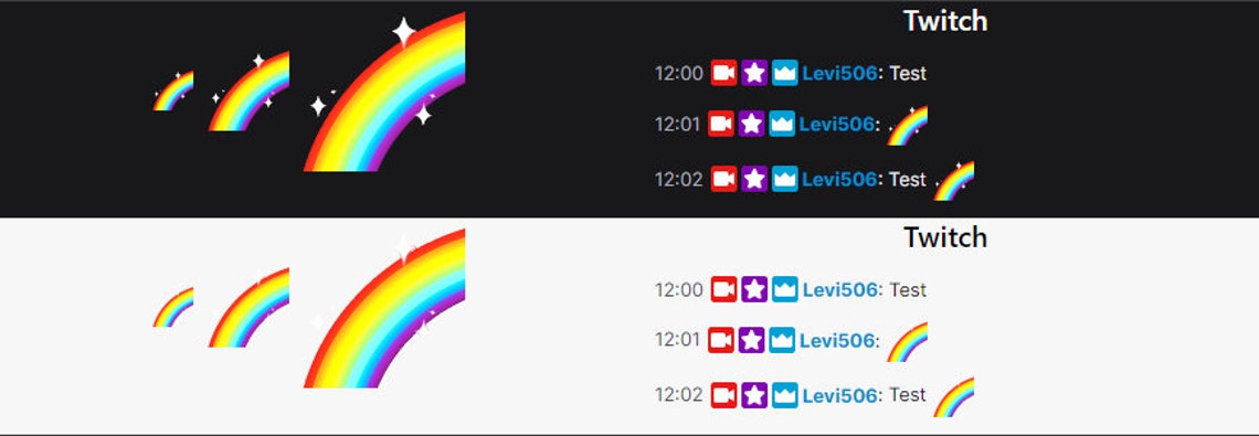 Animated Rainbow Emote Twitch & Discord Pride Emote - Etsy