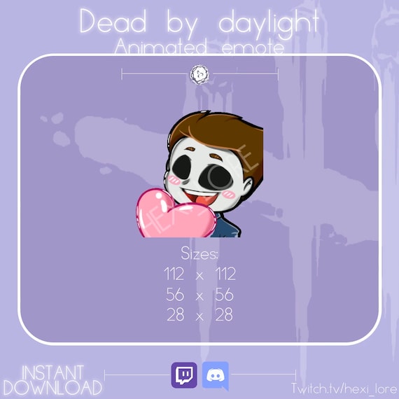 ANIMATED Dead by Daylight KILLER EMOTE Michael Myers Hearts - Etsy