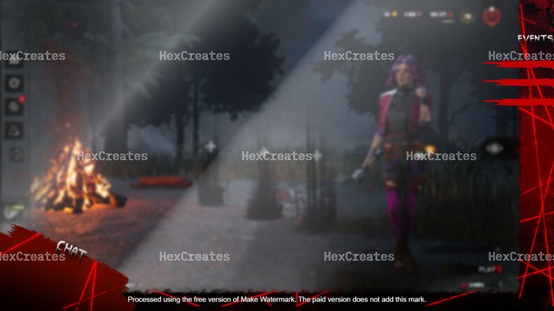ANIMATED Stream Overlay | "red Strings" | for Twitch and Youtube ...