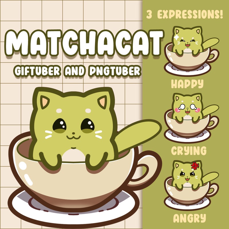 Popcat Pngtuber - Etsy