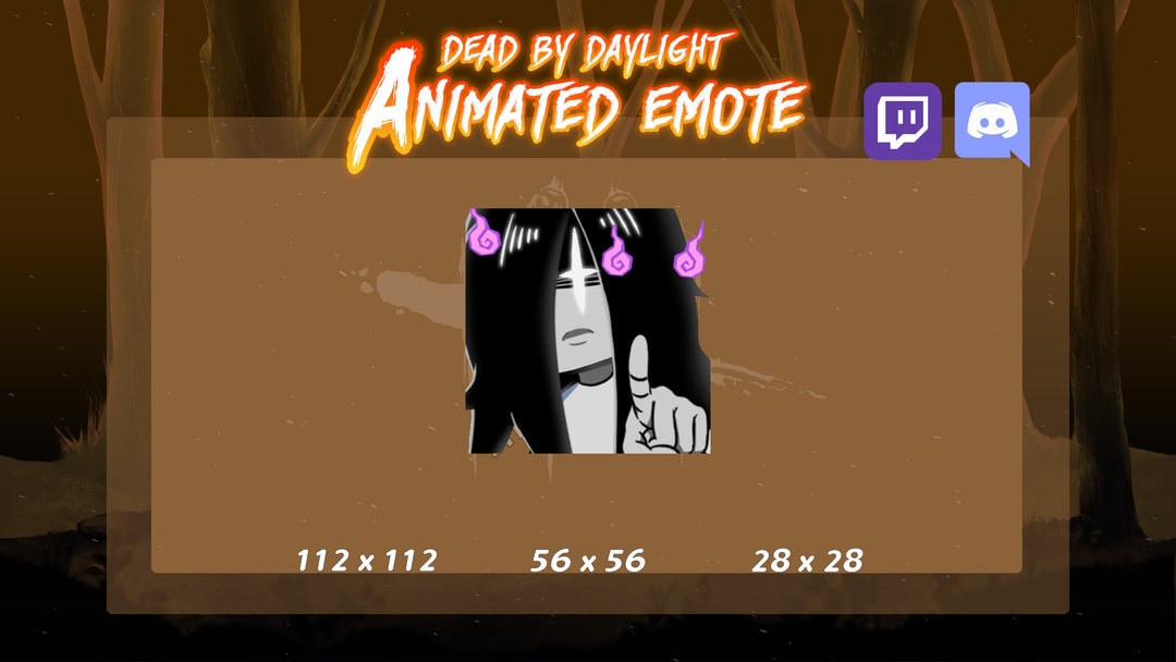 Sadako Glare Animated Emote dead by Daylight - Etsy