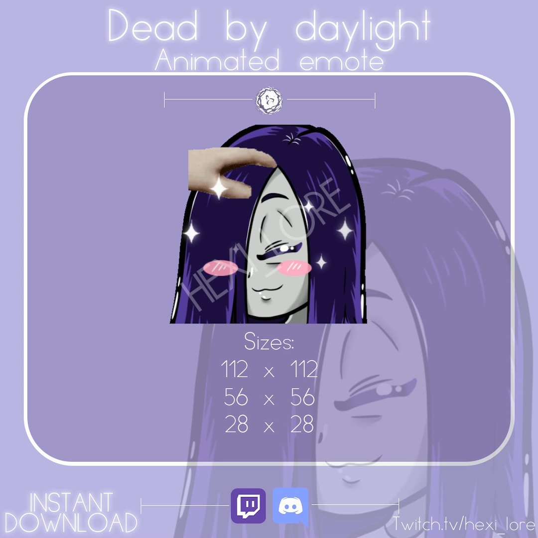Dead by Daylight KILLER EMOTE Sadako Headpat Emote animated - Etsy