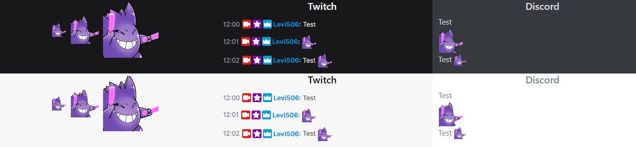 ANIMATED Gengar Rave Dancing | Lightstick Party Emote for Twitch ...