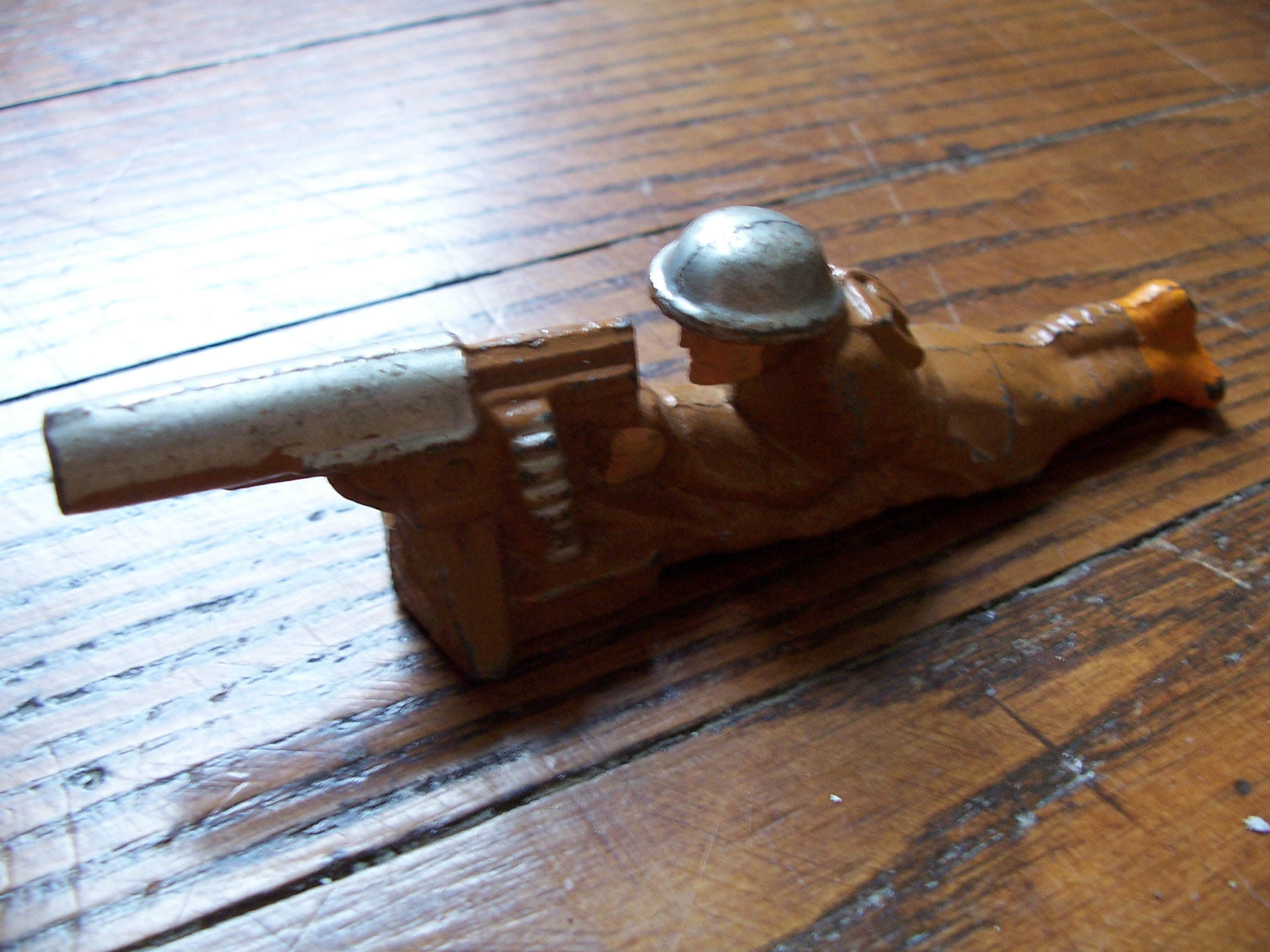 Barclay Lead Soldier Machine Gunner - Etsy