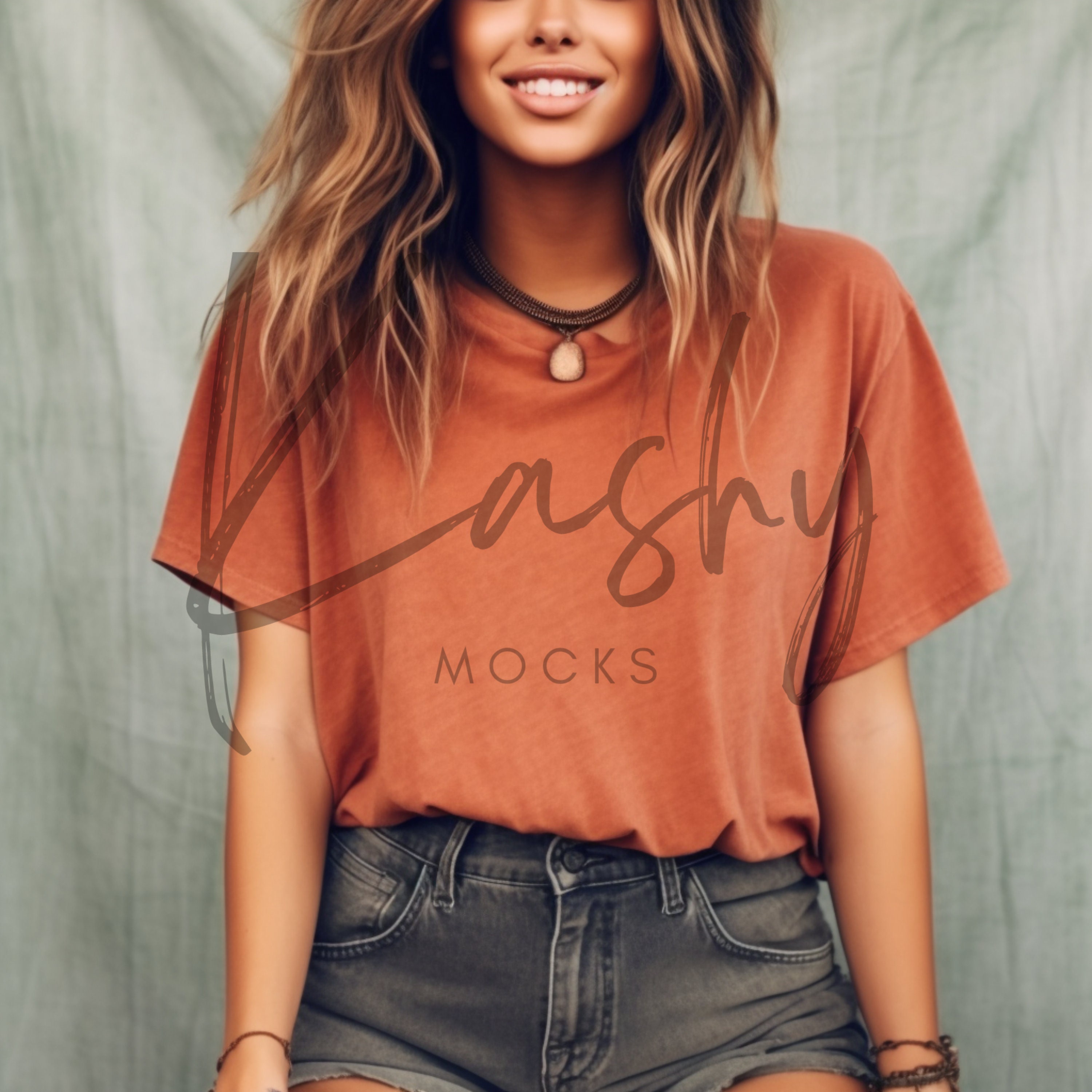 Comfort Colors C1717 Yam Shirt Mockup, Tshirt Mockup, Yam Tee Mockup ...