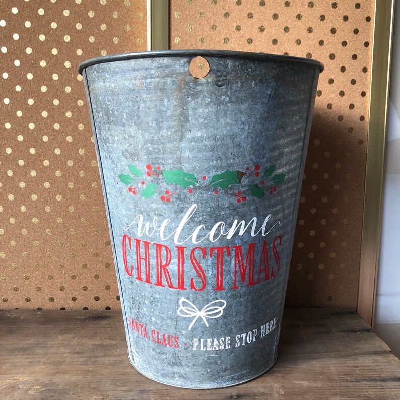 Christmas Sap Bucket - Etsy