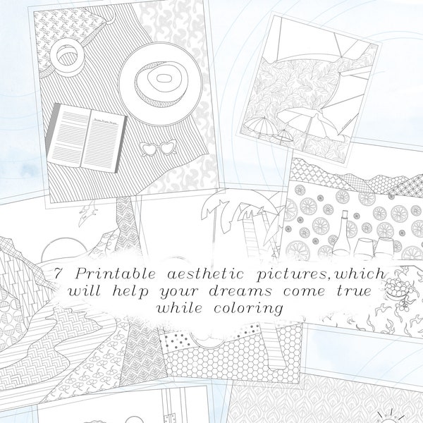 Manifestation Coloring Page - Etsy