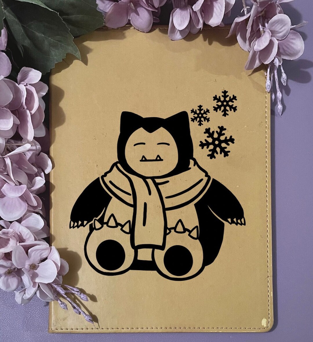 Snorlax Decal Sticker Vinyl Decal Customizable Winter Holiday Gift ...