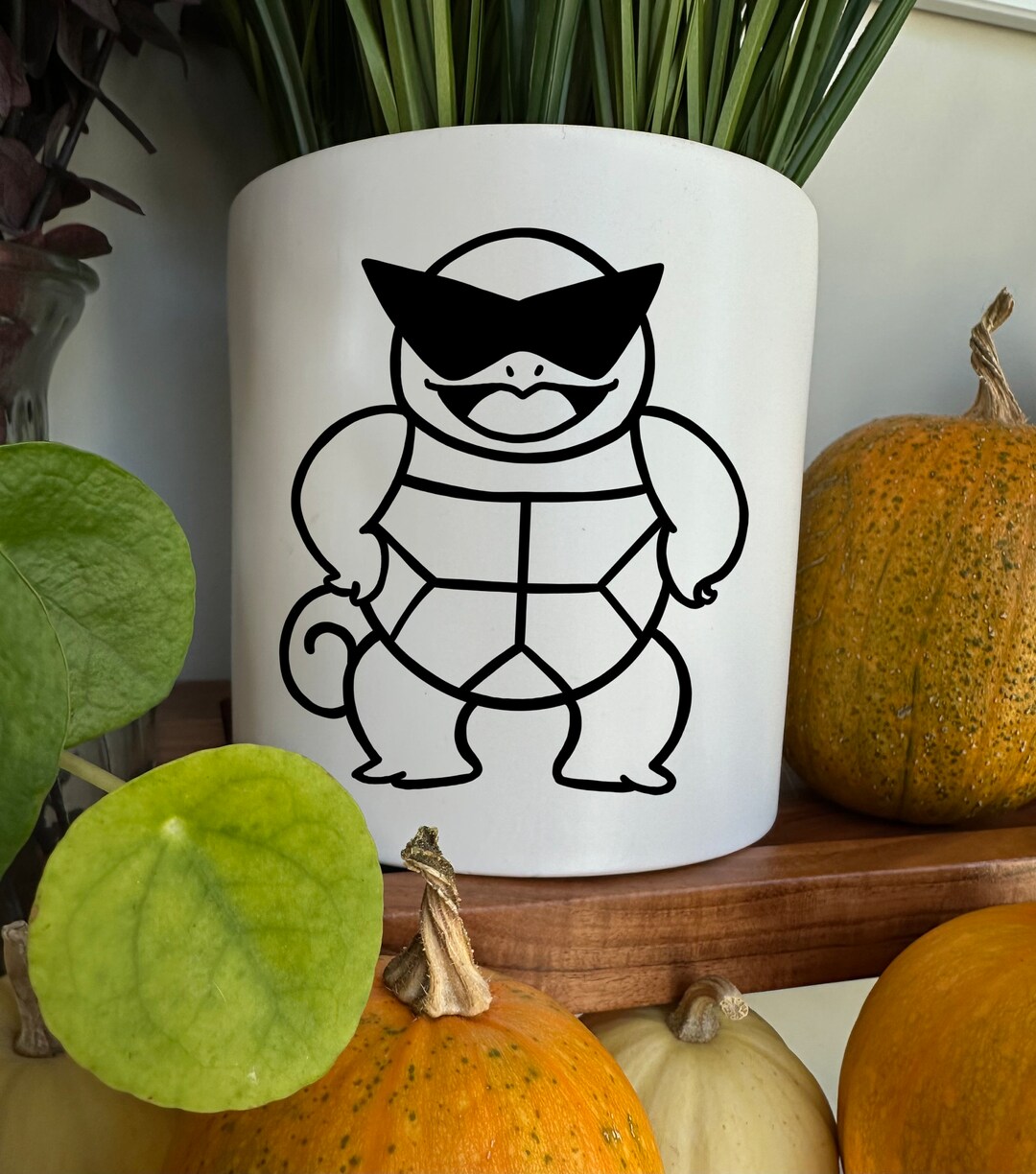 Squirtle Decal Sticker Vinyl Decal Customizable Gift - Etsy