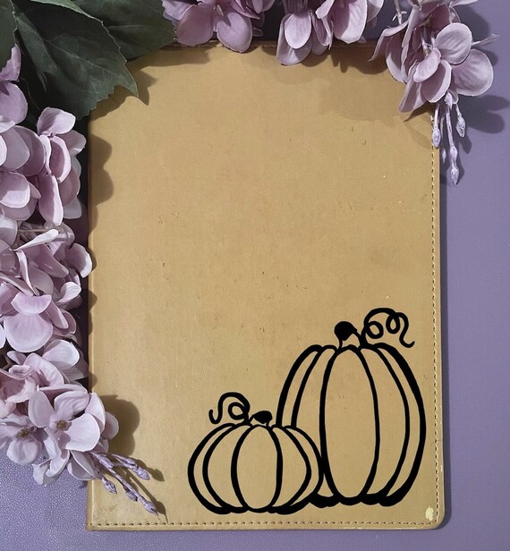 Pumpkin Decal Sticker Vinyl Decal Customizable Pumpkin | Etsy