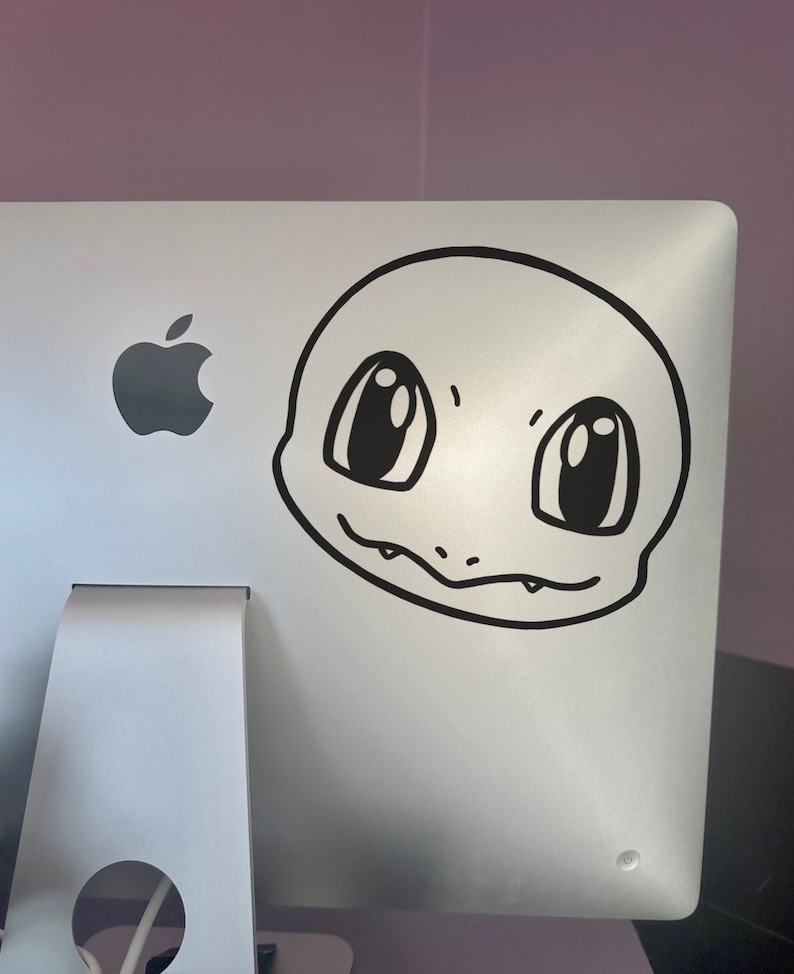 Squirtle Decal Sticker Vinyl Decal Customizable Vinyl - Etsy