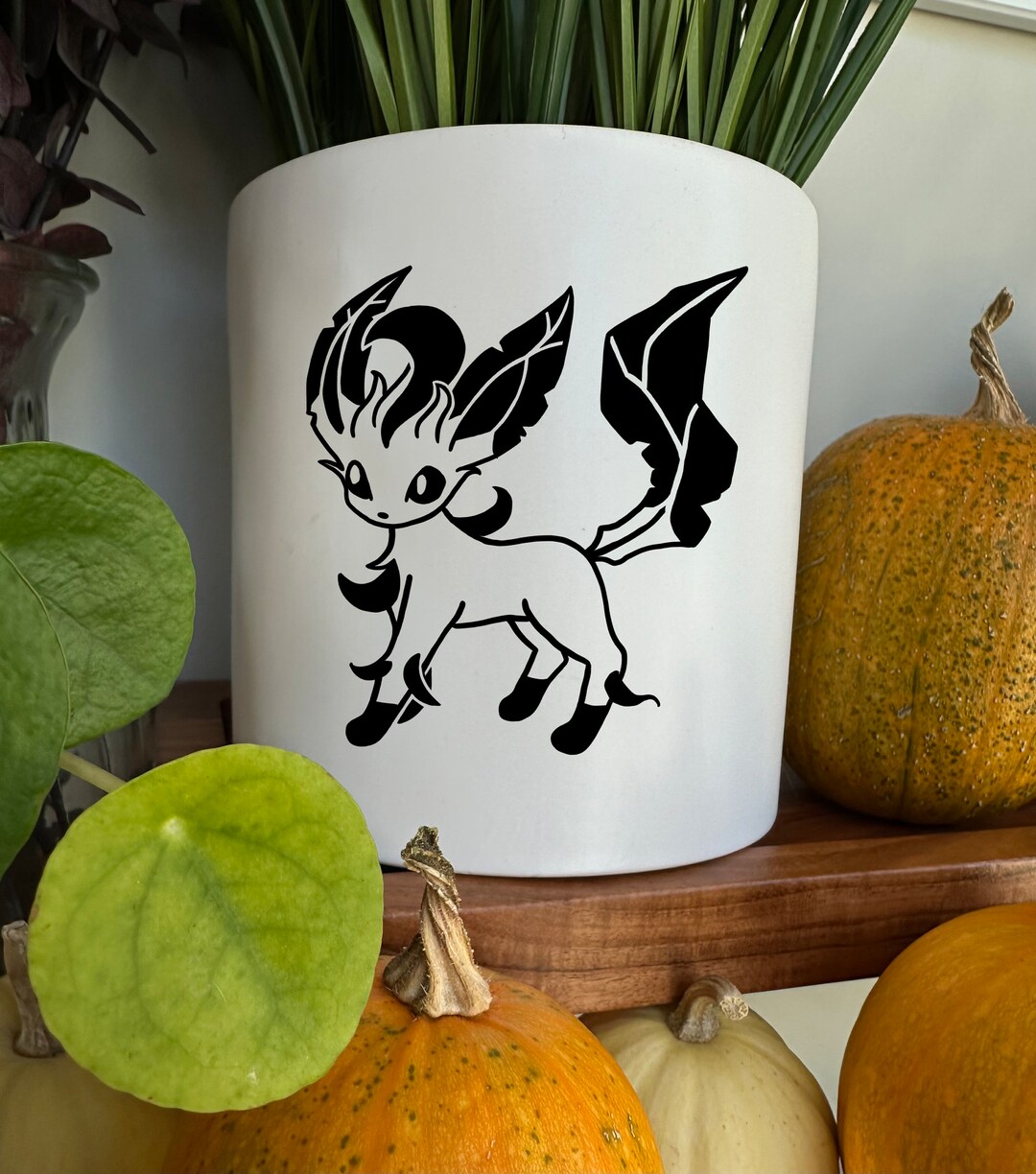 Leafeon Decal Sticker Vinyl Decal Customizable Sticker - Etsy