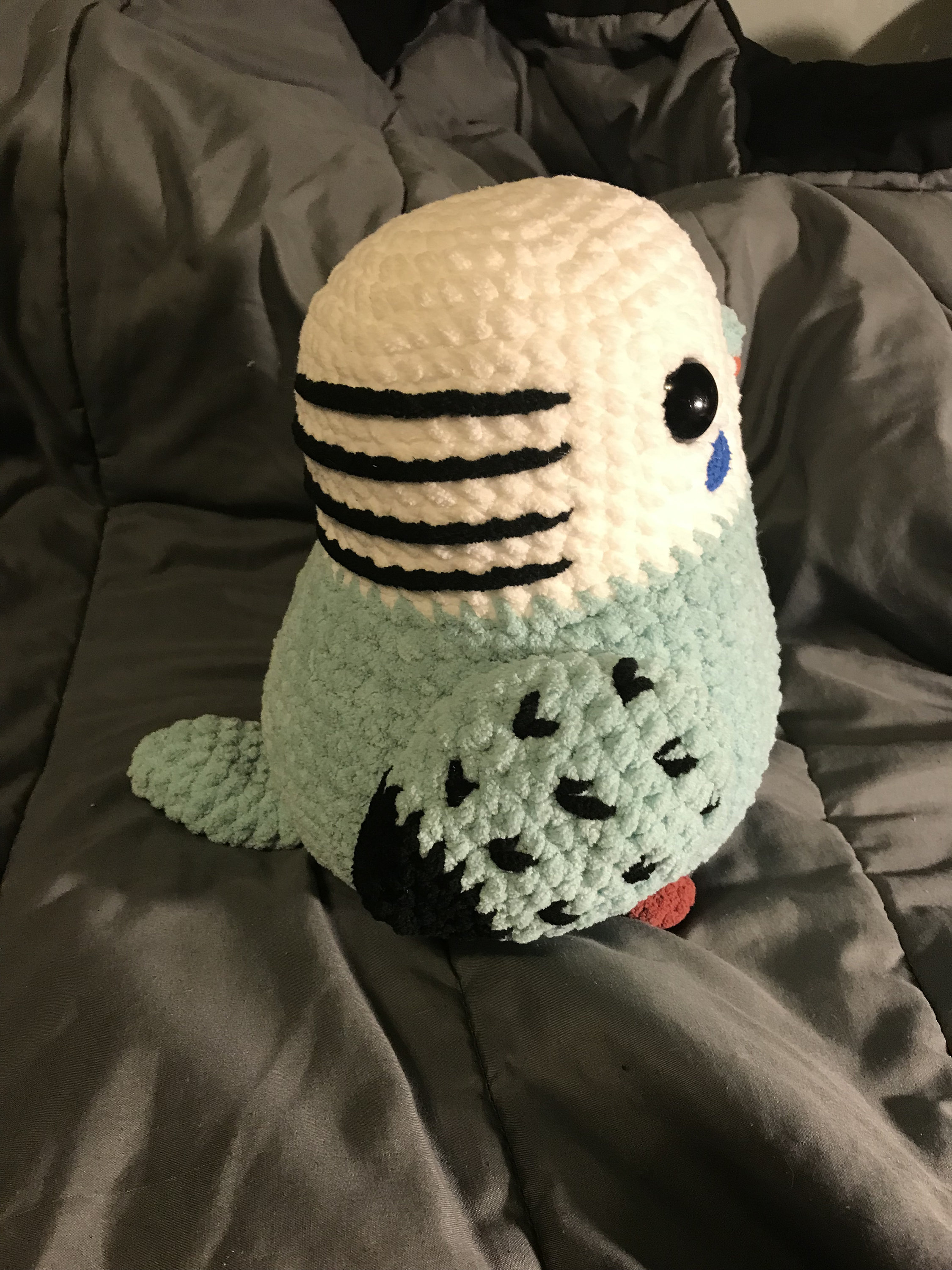 Fluffy Parakeet - Etsy